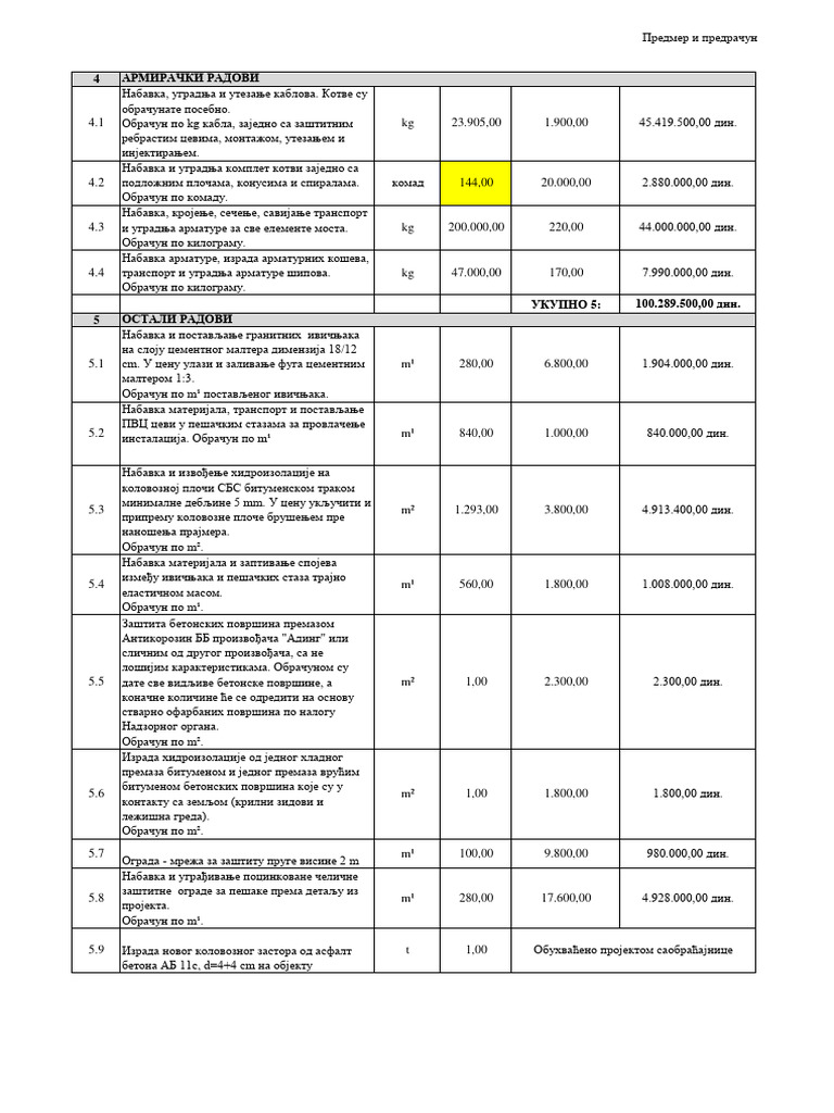 Predracun - Pruga | PDF
