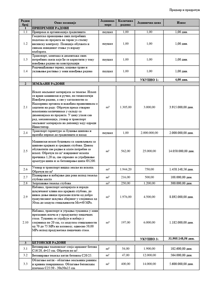 Predracun - Pruga | PDF