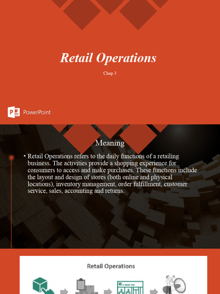 Retail Operations | PDF | Retail | Merchandising