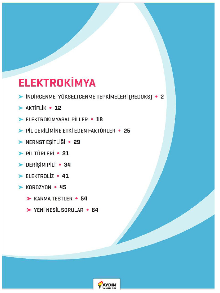 Elektrokimya | PDF