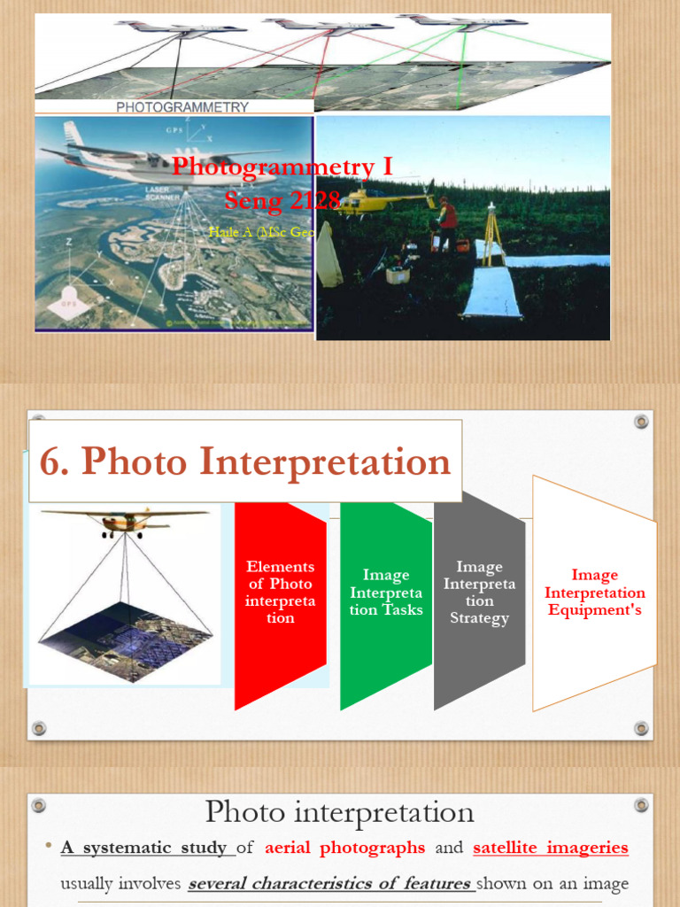 Photo Interpretation Techniques in Geomatics | PDF | Topography | Shape