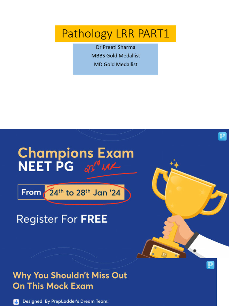 Pathology LRR FAQs & Case Studies | PDF | Brain Tumor | Causes Of Death