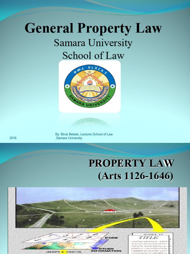 Property Law Slides Edited | PDF | Politics | Law