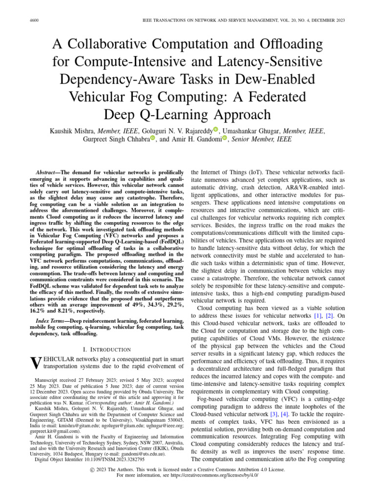 A Collaborative Computation And Offloading For Compute Intensive And Latency Sensitive