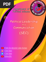Study Material Unit - 1 Explaining Political Communication | PDF ...