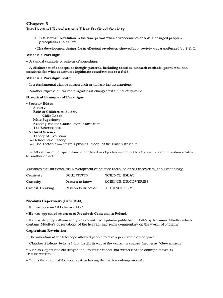 STS 10 Chapter 3 | PDF | Science | Heliocentrism
