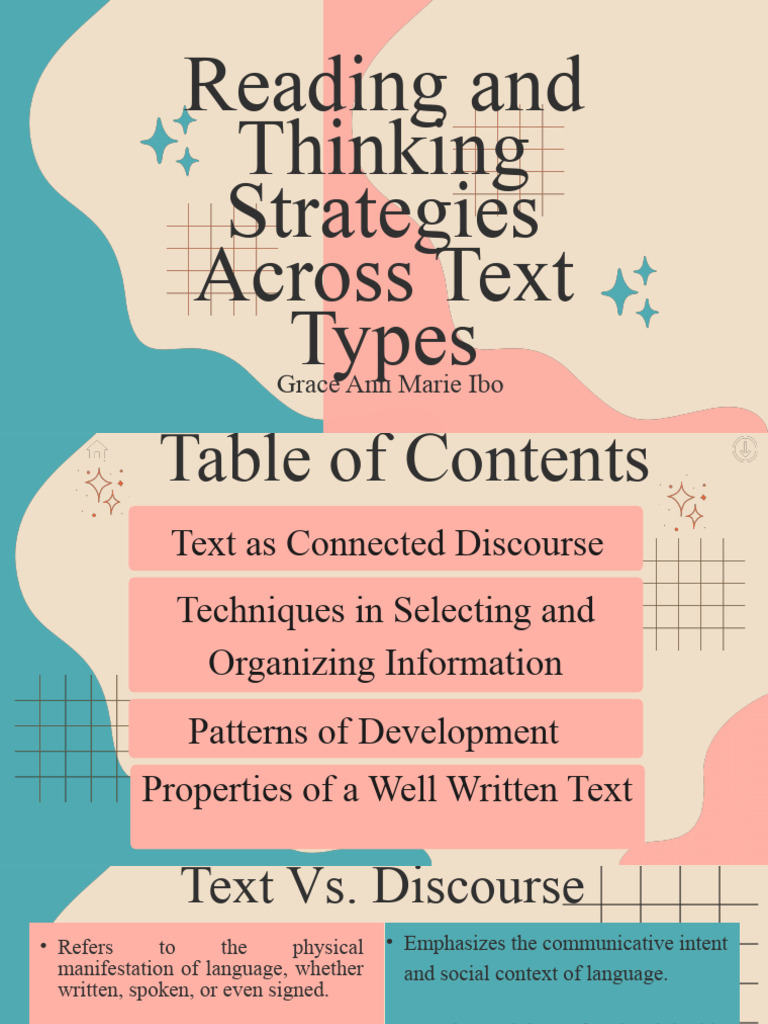 Reading and Thinking Strategies Overview | PDF | Definition | Narration