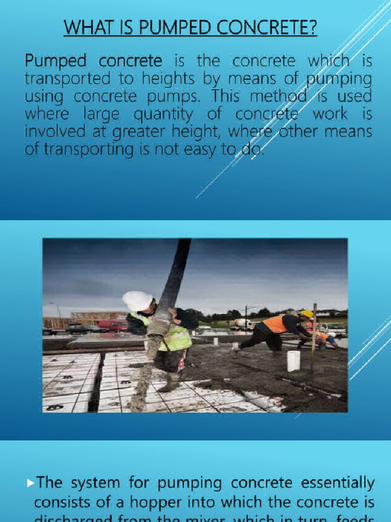 Pumpable Concrete | PDF