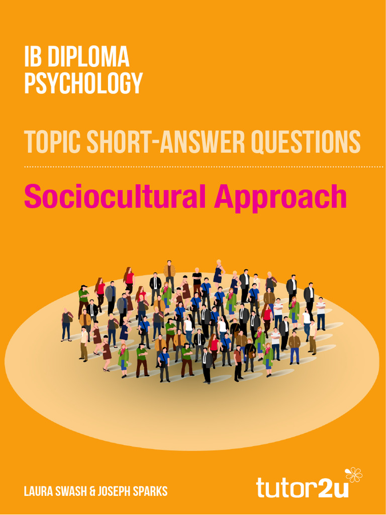 01 IB Psychology Topic SAQs Sociocultural Approach Digital Download ...