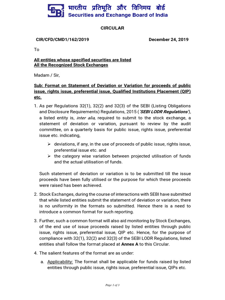 Circular On Reg 32 | PDF | Audit Committee | Private Law