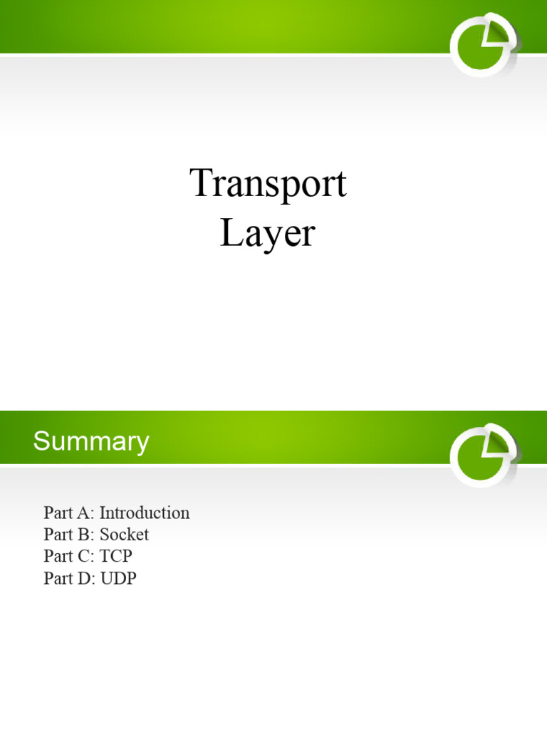 Module 4 | PDF | Transmission Control Protocol | Network Congestion