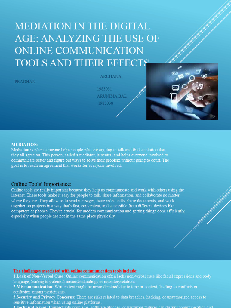 Mediation | PDF | Communication | Mediation