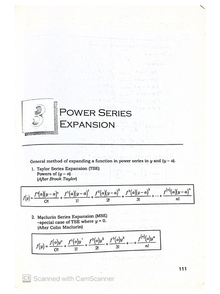 Ee Math - Chapter 3-4 - Power and Fourier Series | PDF Ee Math - Chapter 3-4 - Power and Fourier Series | PDF
