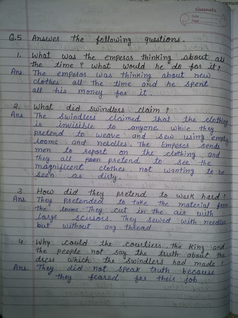 English Question Answer | PDF
