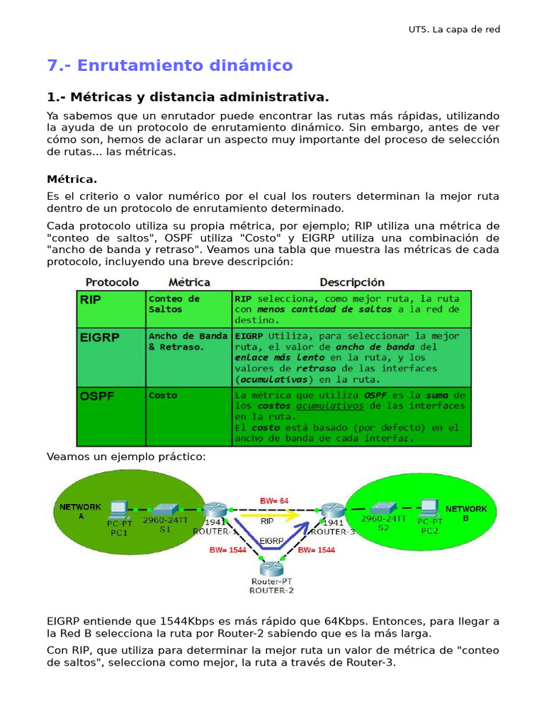 T5-8-Enrutamiento Dinámico | PDF