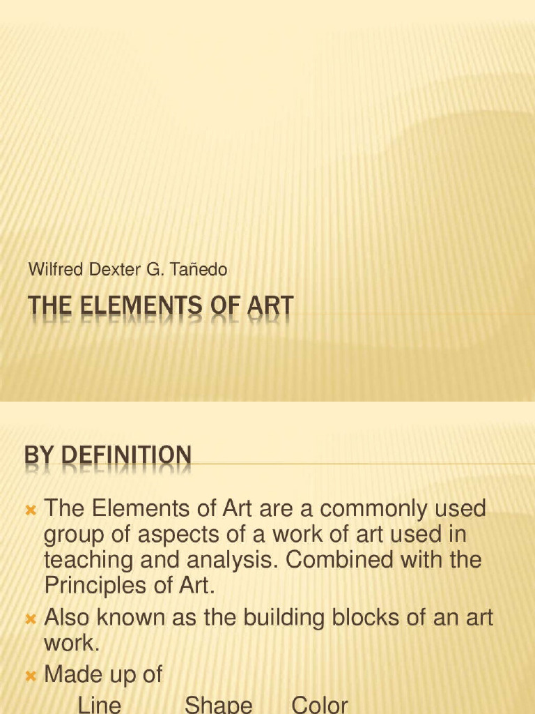 Elements of Art - Sad | PDF