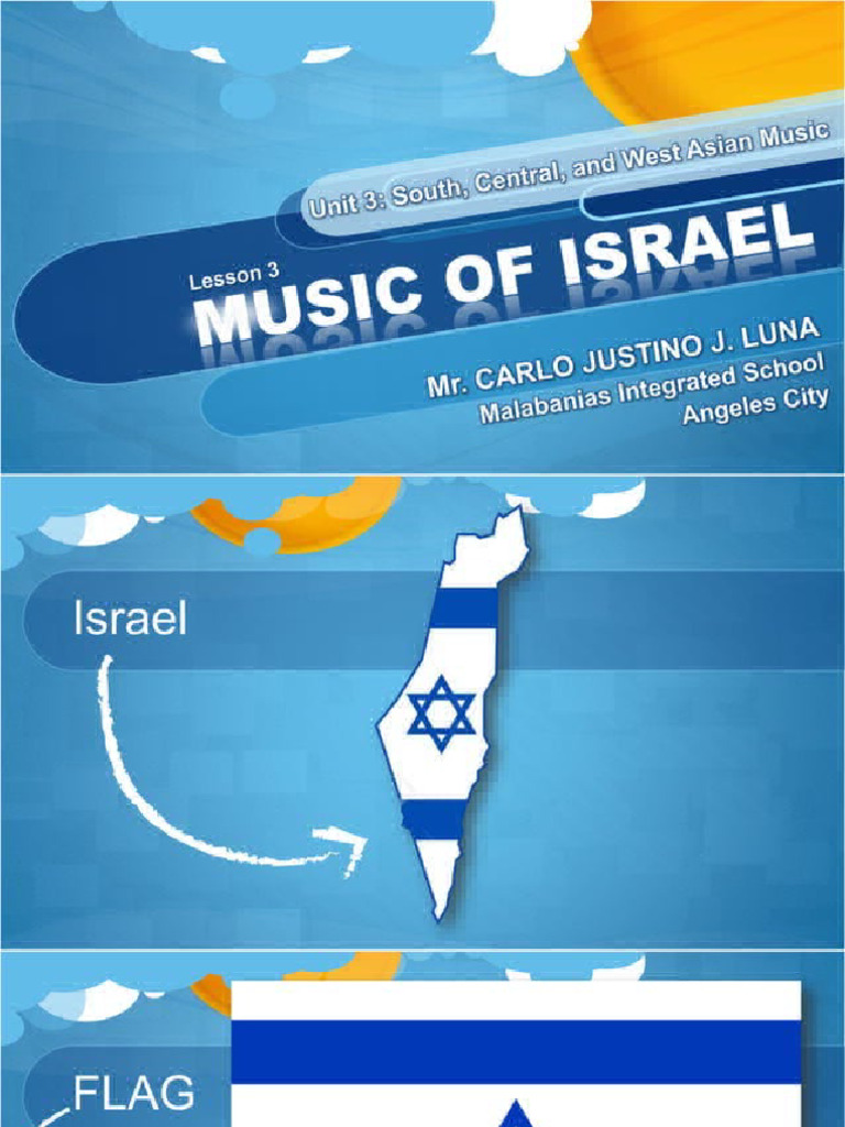 Mapeh 8 Music 3rd Quarter Music of Israel | PDF