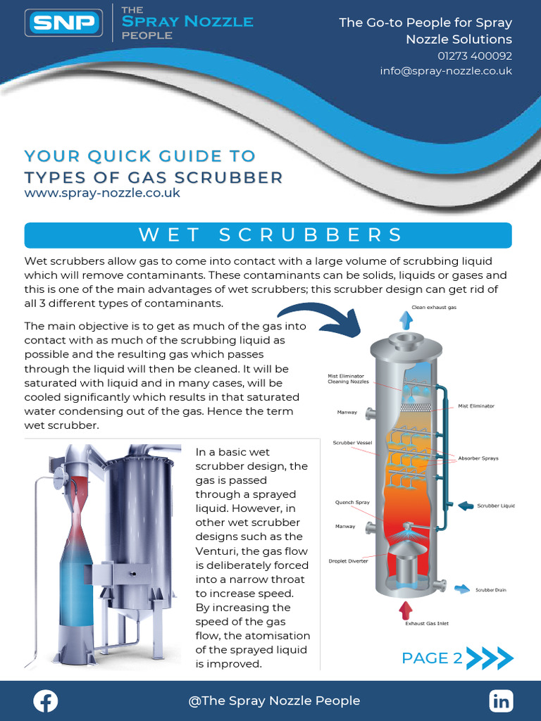 Overview of Gas Scrubber Types | PDF | Gases | Industrial Processes