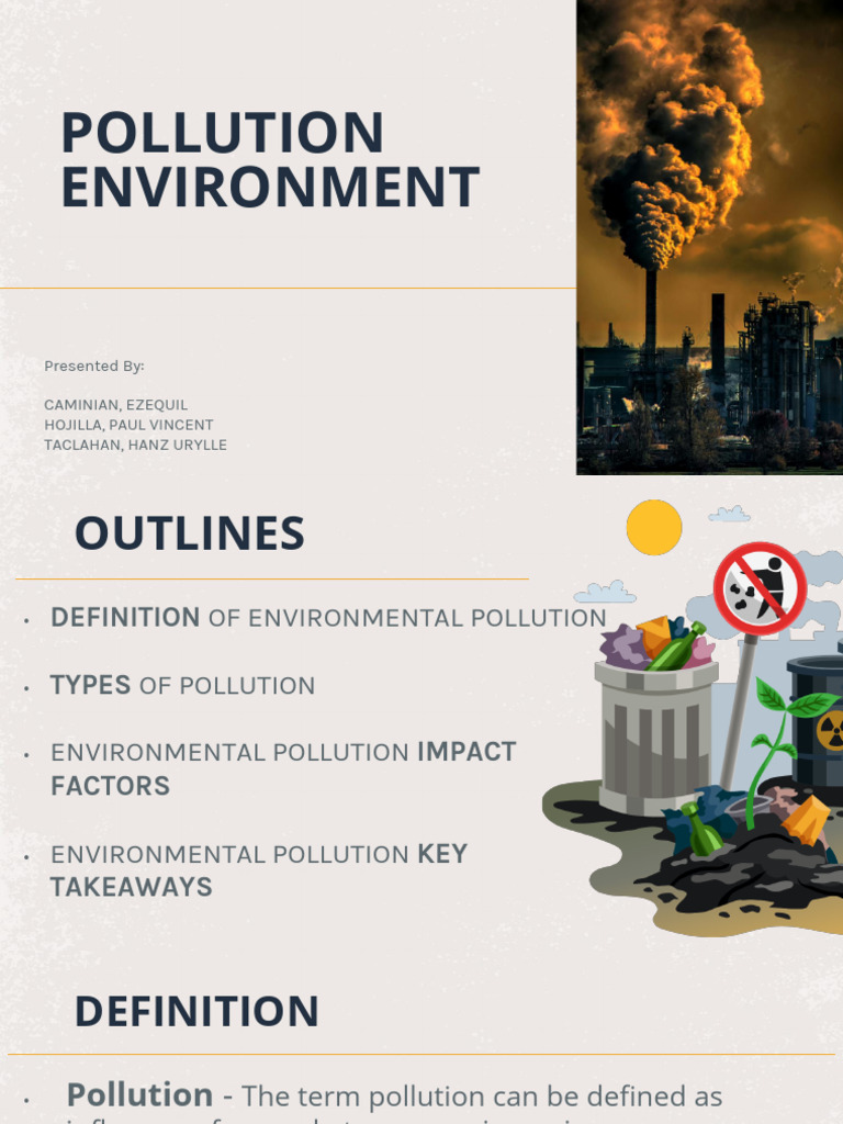 Pollution Environment | PDF | Pollution | Natural Environment