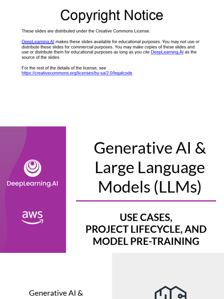 Generative Ai With LLM Part 1 | PDF