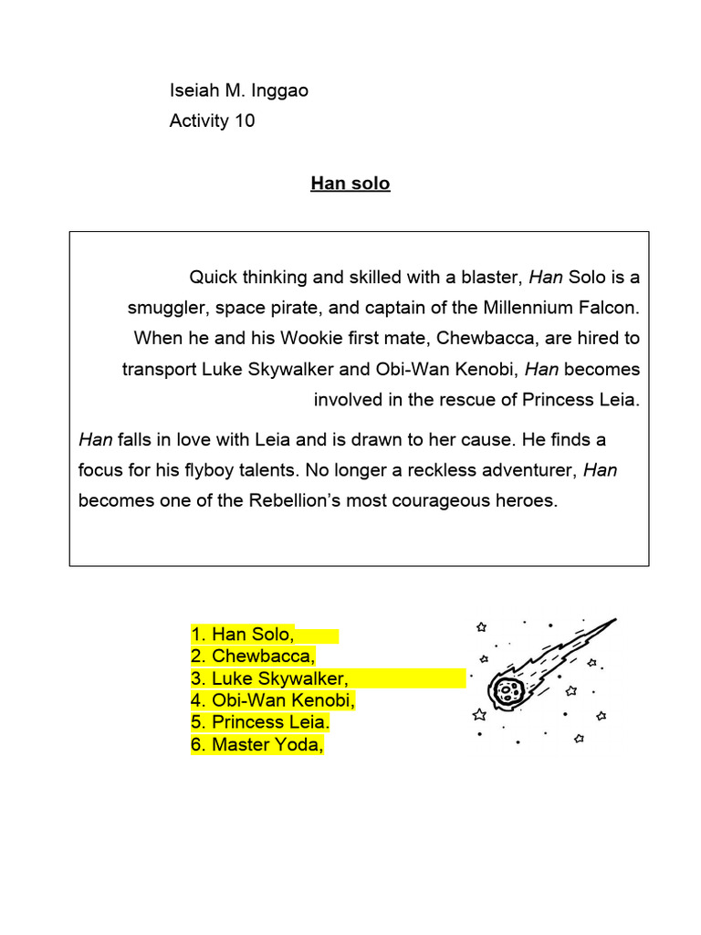 Task 1 Activity 10 | PDF Task 1 Activity 10 | PDF