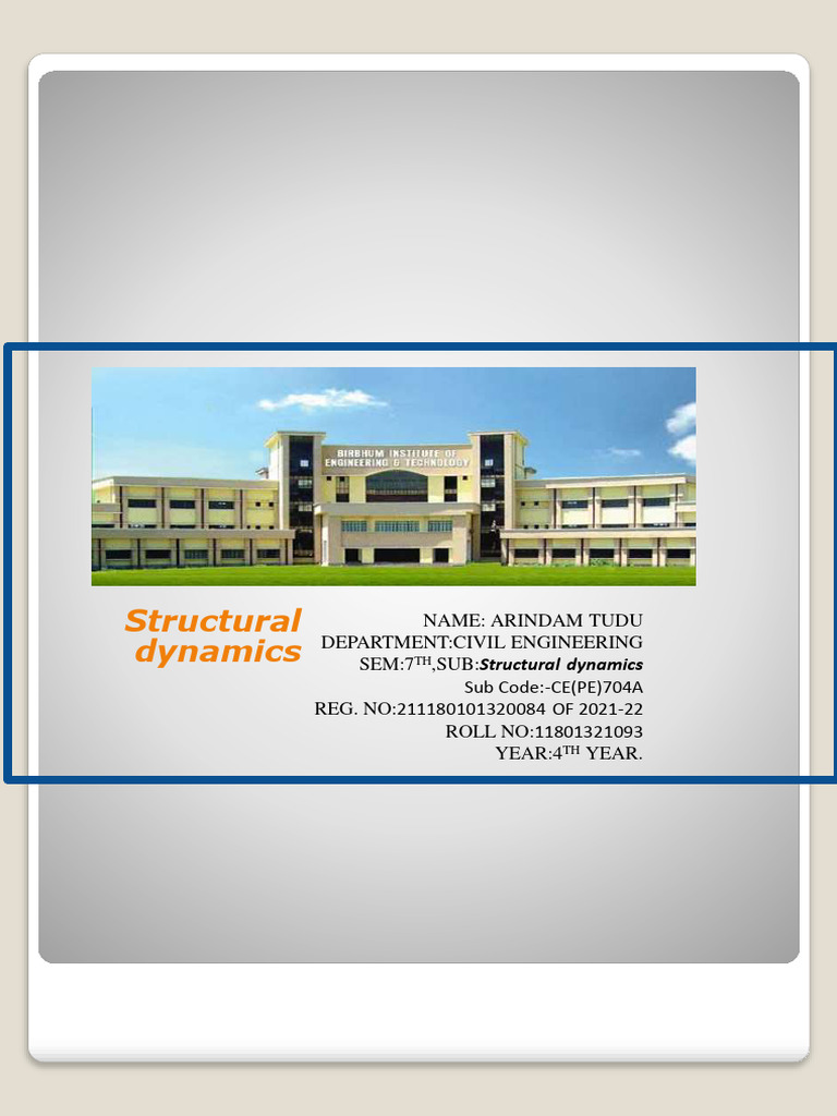 Ce (Pe) 704a - Arindam Tudu | PDF | Equations | Metrology