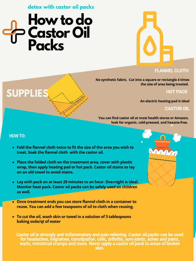 Castor Oil Pack Instructions | PDF
