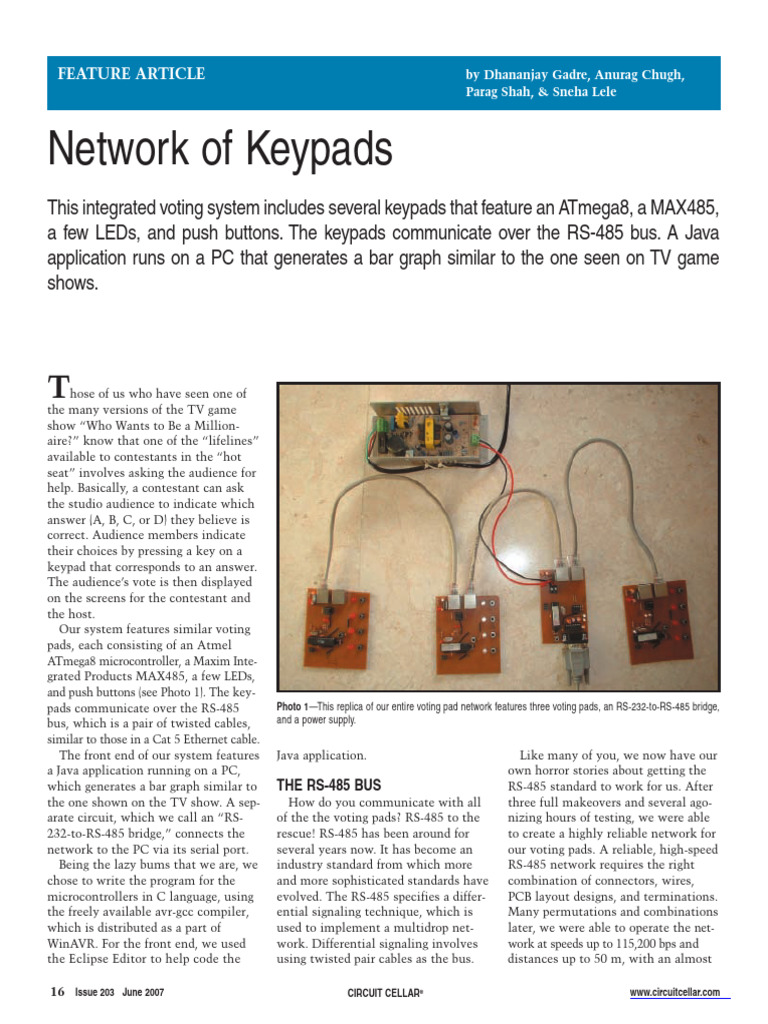 Keypad Network | PDF