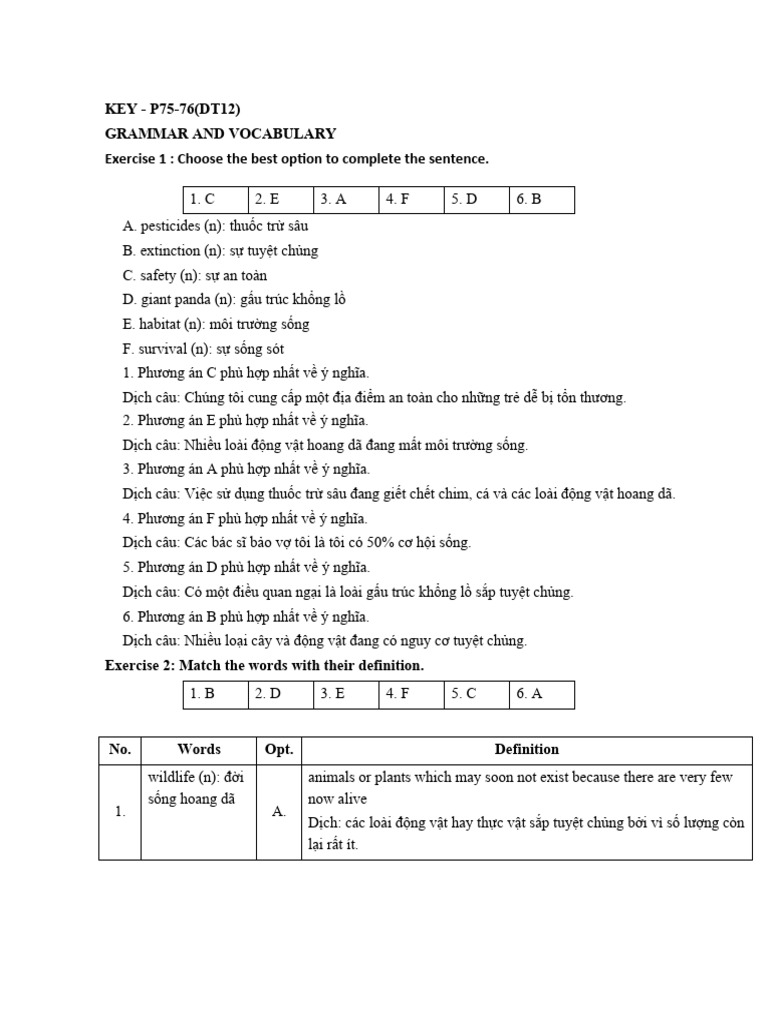Key - P75-76 (DT12) | PDF