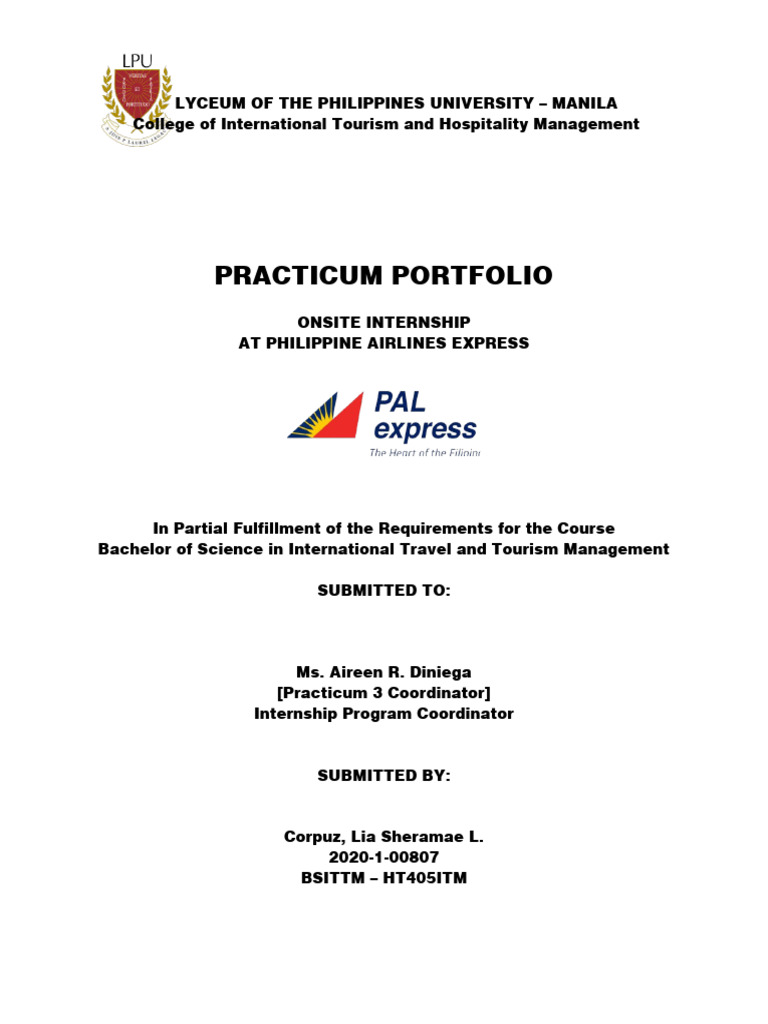 Onsite-Internship-Portfolio-Practicum 3 | PDF | Career & Growth | Business