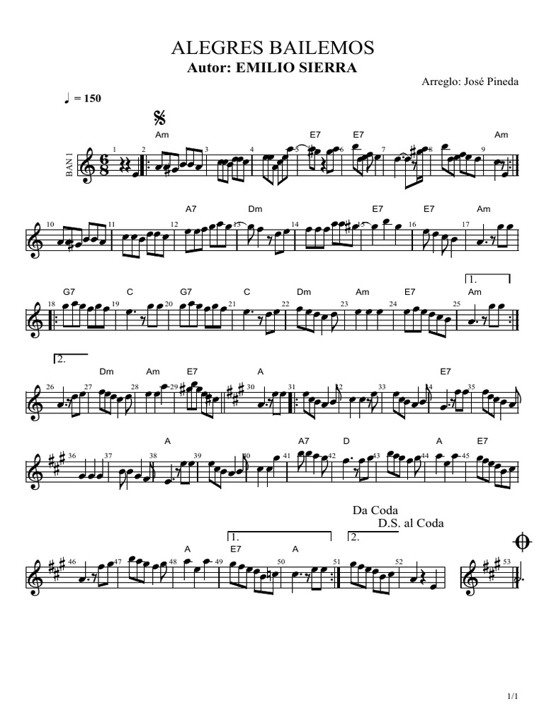 Alegres Bailemos | PDF