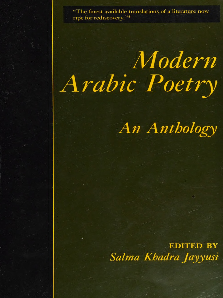 Modern Arabic Poetry An Anthology | PDF