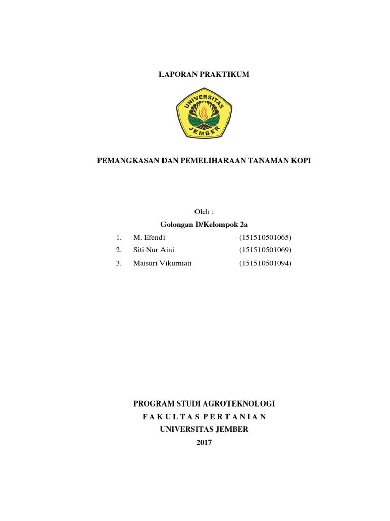Laporan Pemangkasan | PDF