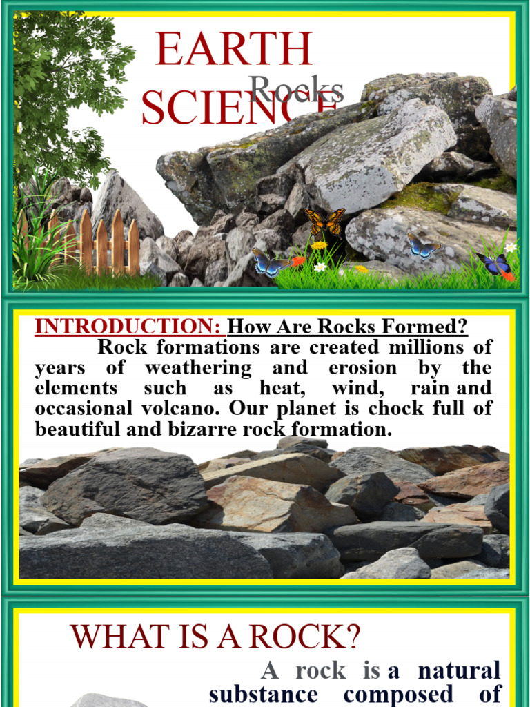 Types and Formation of Rocks | PDF | Science & Mathematics