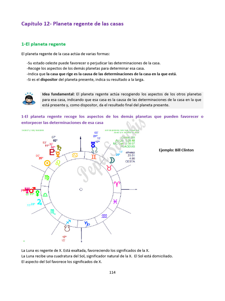 Capítulo 12 - Planeta Regente de Las Casas | PDF | Planeta mercurio ...