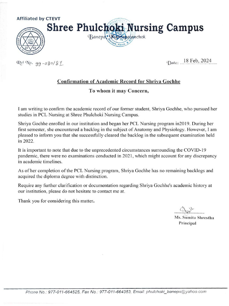 Confirmation Letter - Compressed | PDF