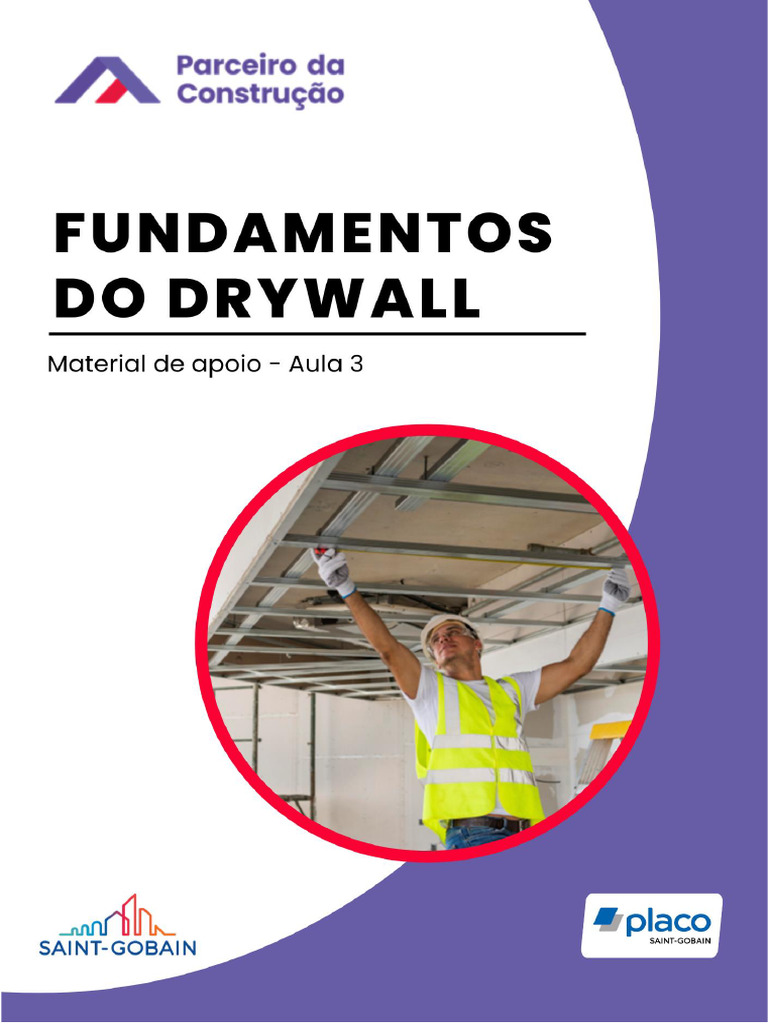 Curso Fundamentos Do Drywall Material Apoio - Aula3 | PDF | Casa e Jardim