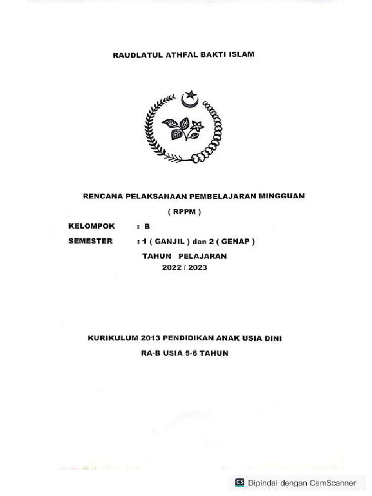 RPP SEM 2 TH 2022 - Compressed | PDF