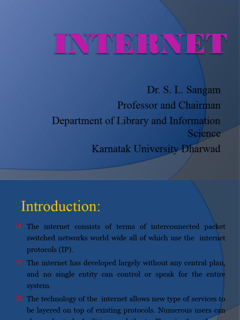 Internet Presentation | Download Free PDF | Internet Protocol Suite ...