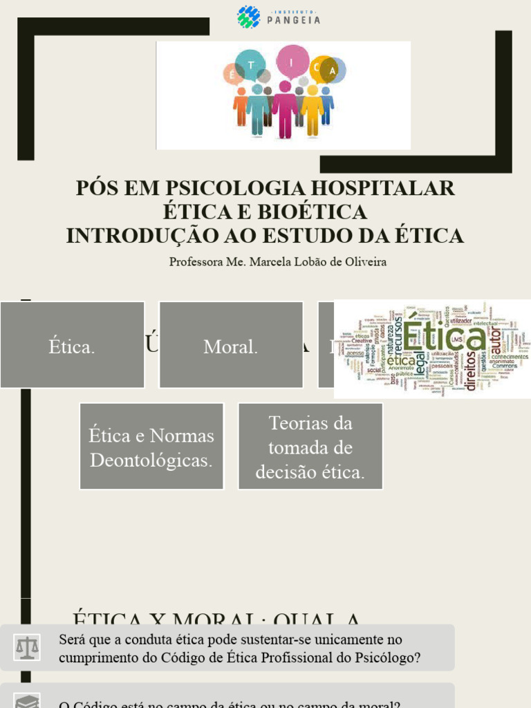 IntroduÃ Ã o Ao Estudo Da Ã©tica-NOTE-MLO | PDF | Moralidade | Psicologia
