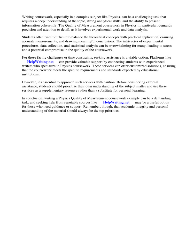Physics Coursework Help Guide | PDF | Microsoft Power Point | Measurement