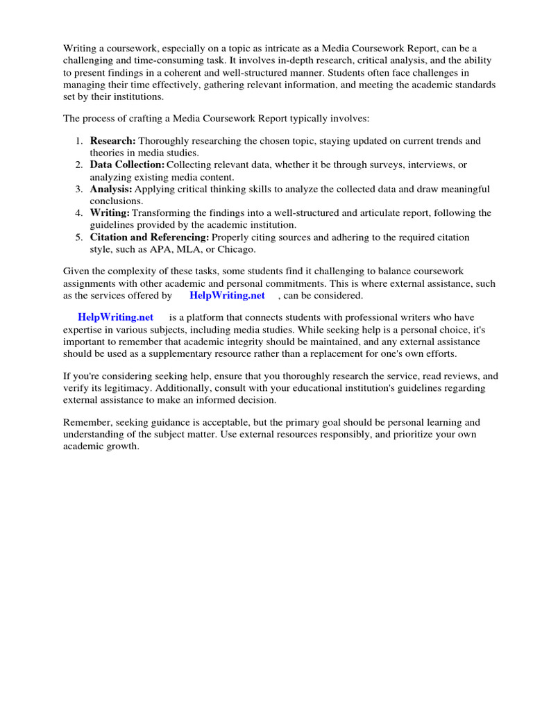 Media Coursework Report | PDF | Websites | Target Audience