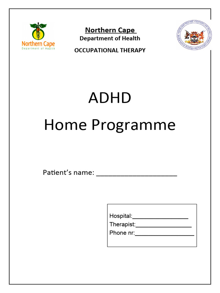 ADHD Home Program | Download Free PDF | Attention Deficit Hyperactivity Disorder