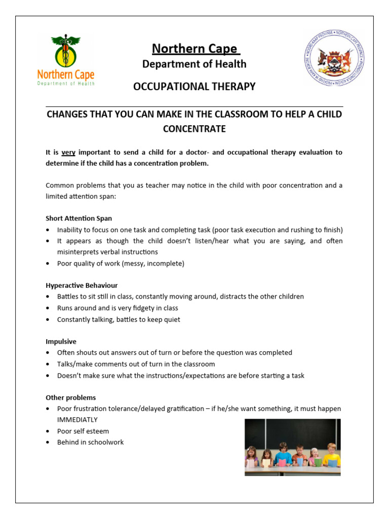 Classroom Tips for Child Focus | PDF | Classroom | Attention