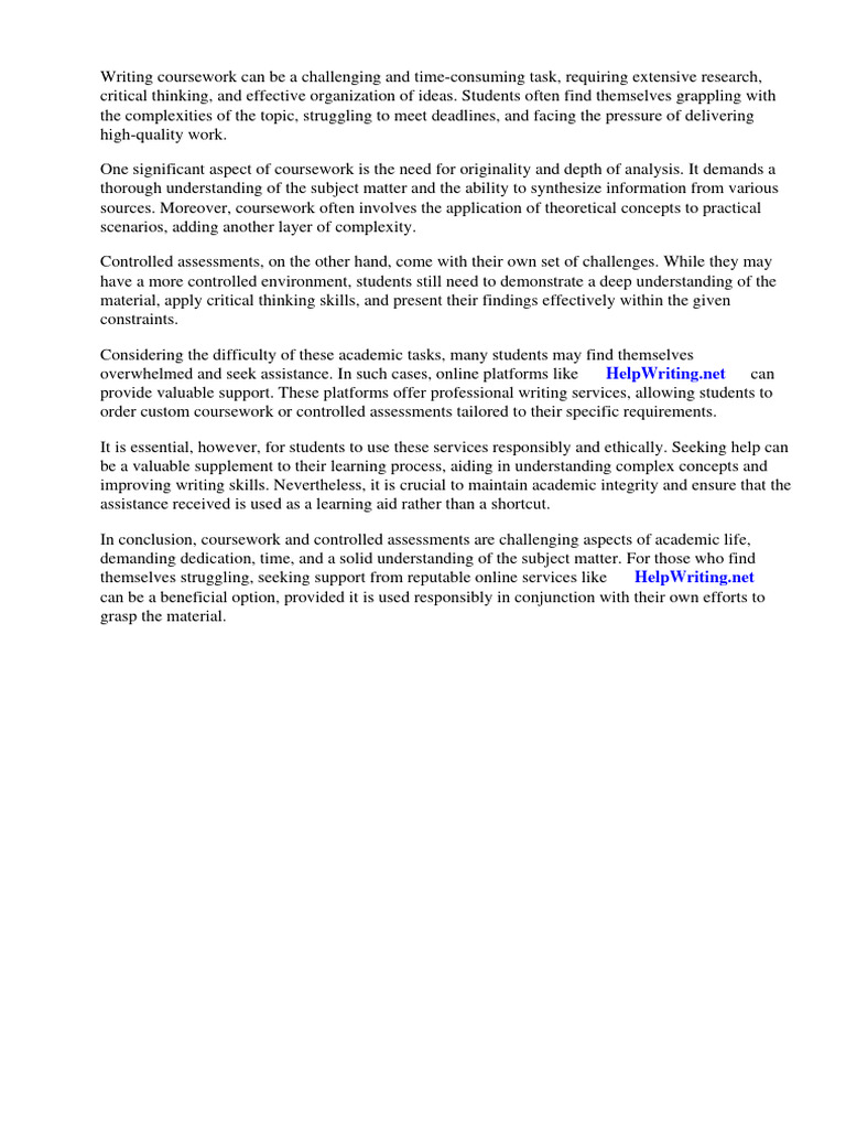Strategies for Successful Coursework Completion | PDF | Critical Thinking
