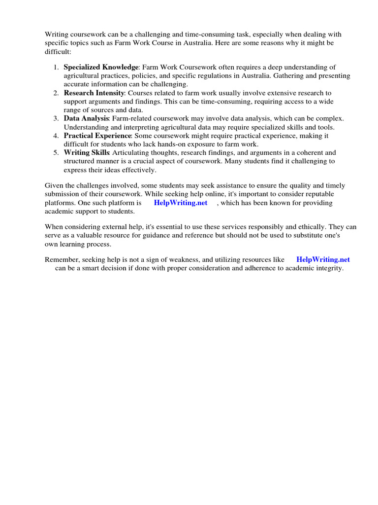 Farm Work Course Australia | PDF | Data | Farms