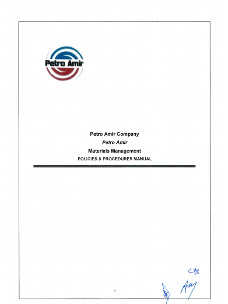 Materials Management Manual | PDF