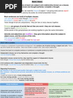 Subordinating Conjunctions (AWUBIS) | PDF