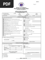 CS Form No. 6, Revised 2020 (Application For Leave) (Secured) | PDF
