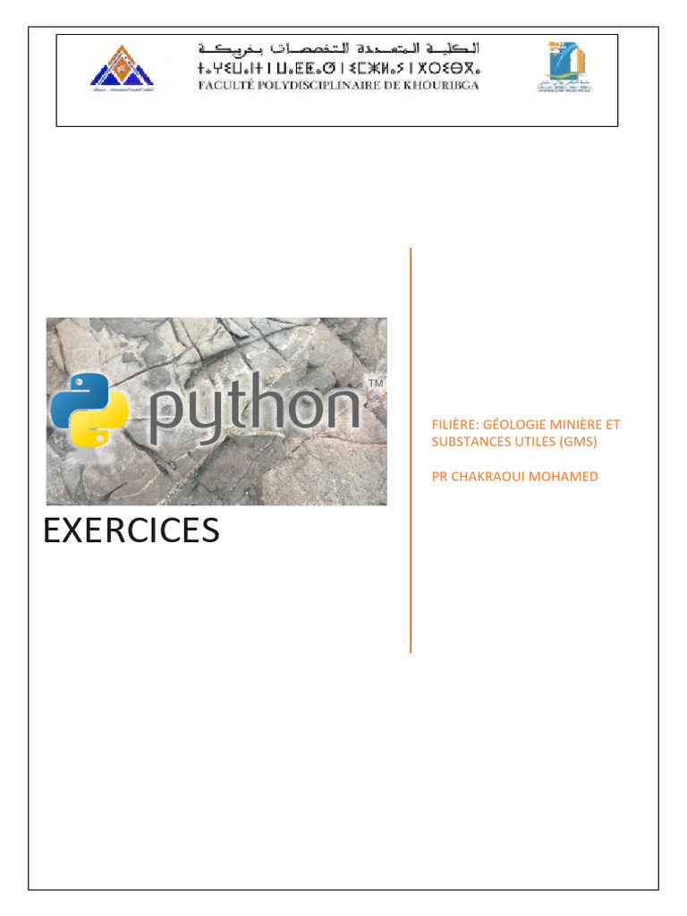 Exercices Python 3 | PDF